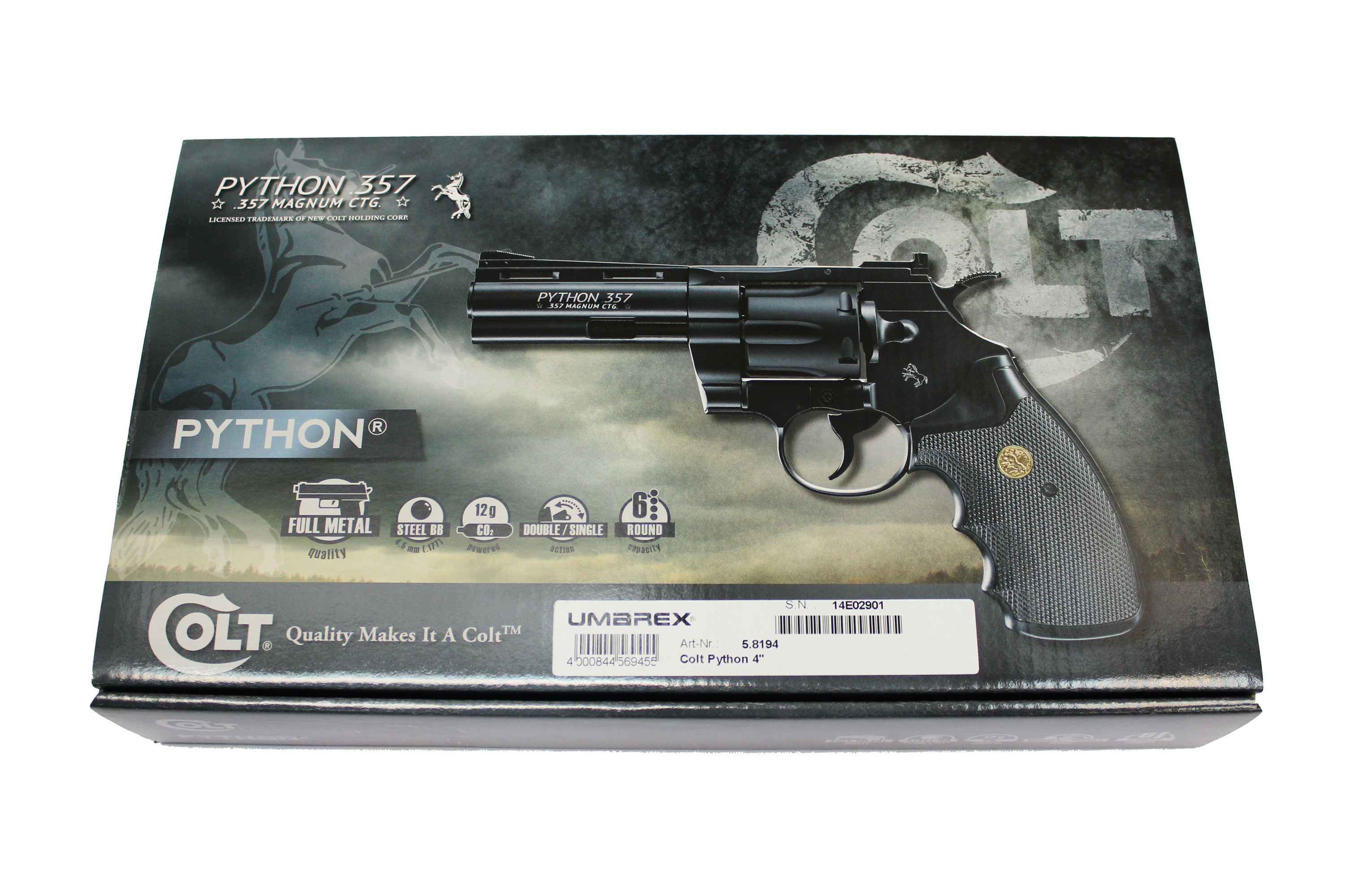 UMAREX - PYTHON .357 4" CO2 4.5mm