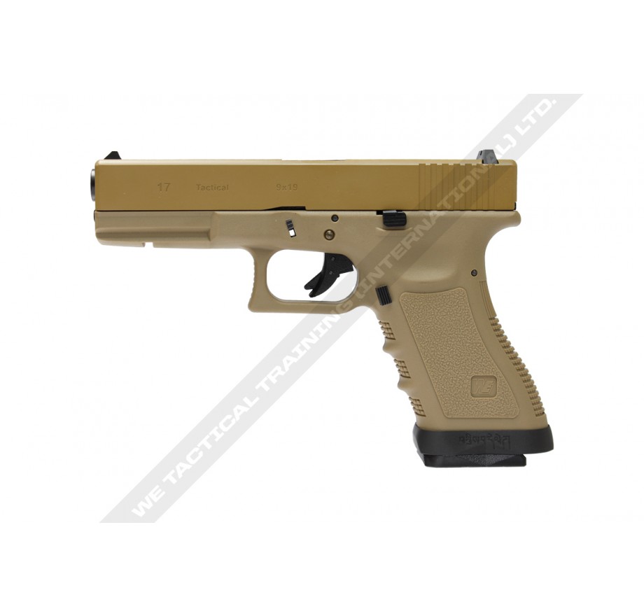 WE G17 TT ( TAN / TAN ) - 瓦斯短鎗 - 瓦斯鎗