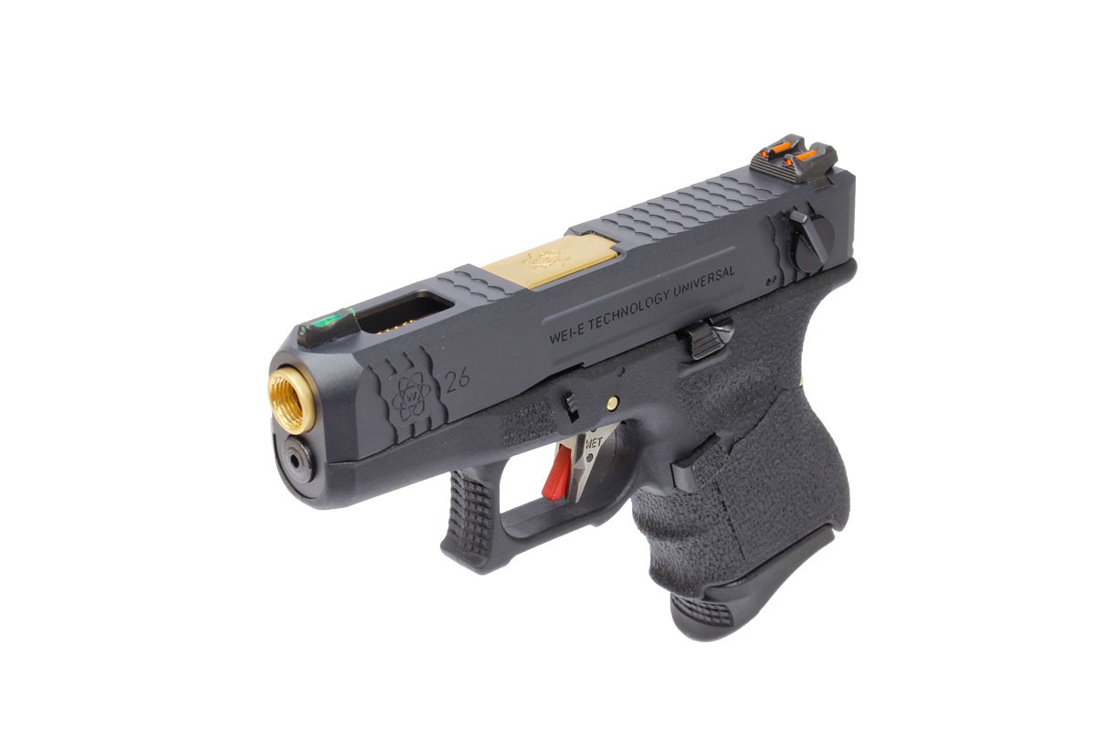 WE G26 T1 BK / GD / BK - 瓦斯鎗