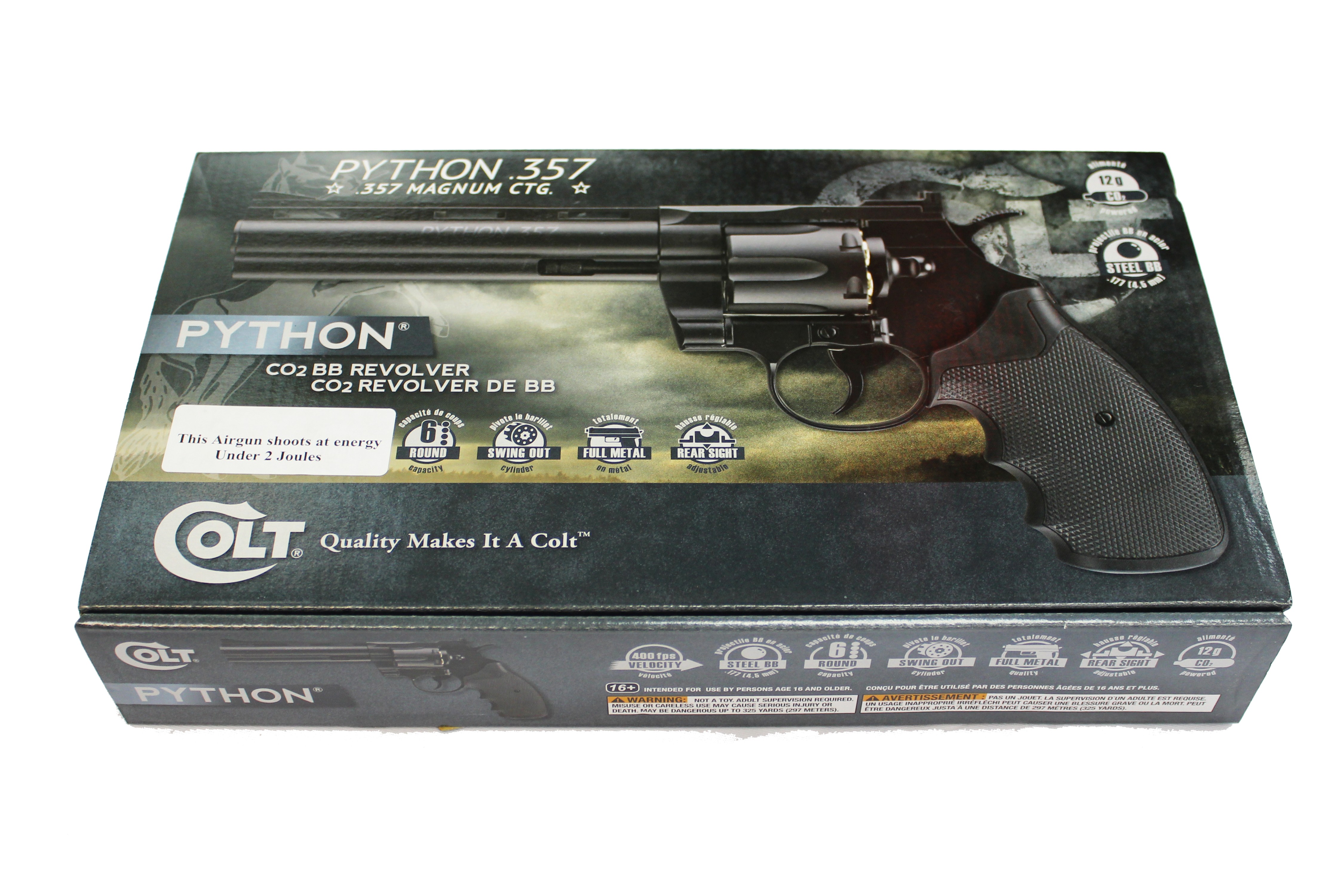 UMAREX PYTHON. 357 6" BK - 鋼珠鎗